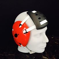 UNIVERSAL FRONT PAD - Adult -BLACK- Fits all 4 strap headgear